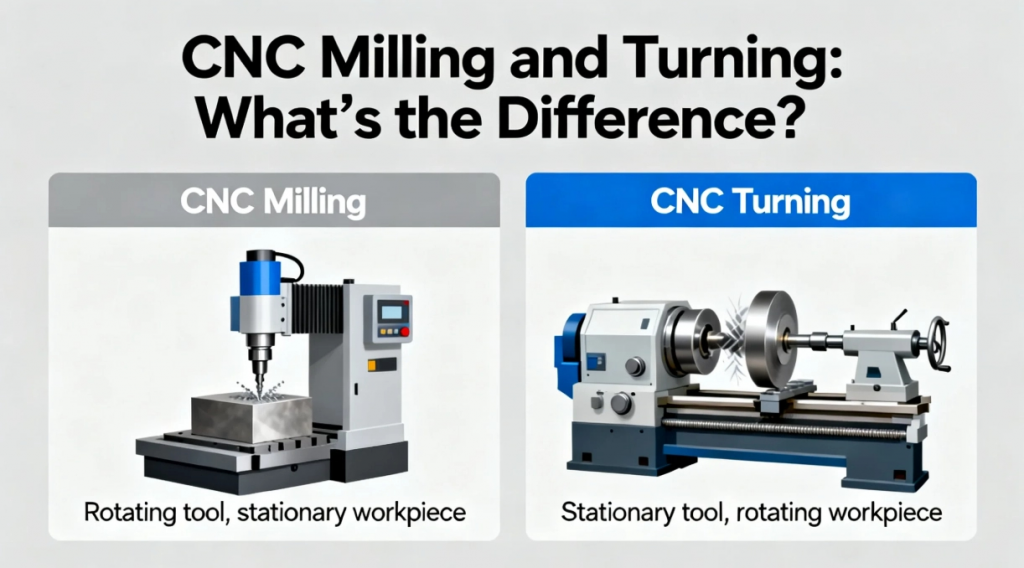 CNC Milling and Turning: What’s the Difference? - LEICHMAN
