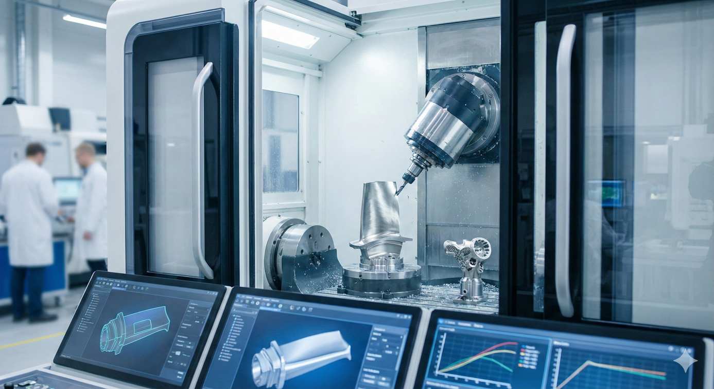 How a 5 Axis Machining Center Elevates Aerospace and Medical Production ...